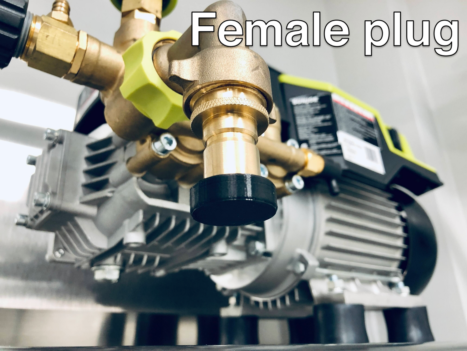 DribbleStopper Plug for Pressure Washer & Garden Hose Quick Disconnect ...