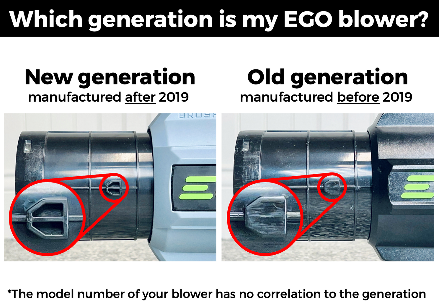 STUBBY® Car Drying Nozzle for EGO Leaf Blowers (765, 670, 650, 615, 58 ...